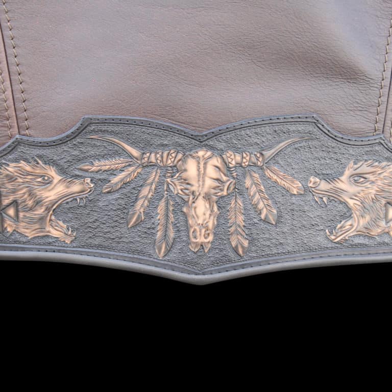 Biker Lederweste Indian Chief | Blockhead